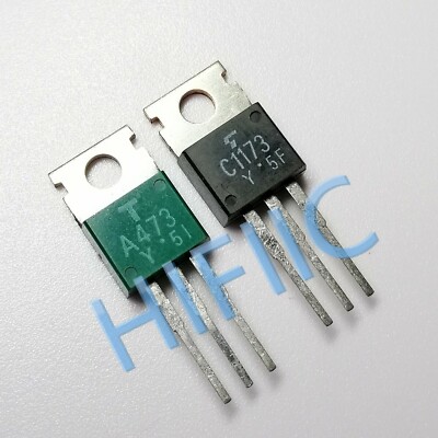 1/5Pairs 2SA473-Y 2SC1173-Y (A473 C1173) Original New Toshiba ...
