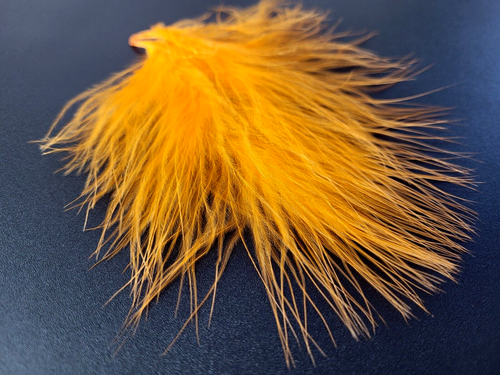 MARABOU BLOOD QUILLS - Fly Tying Feathers - Flo ORANGE - Bugger ...