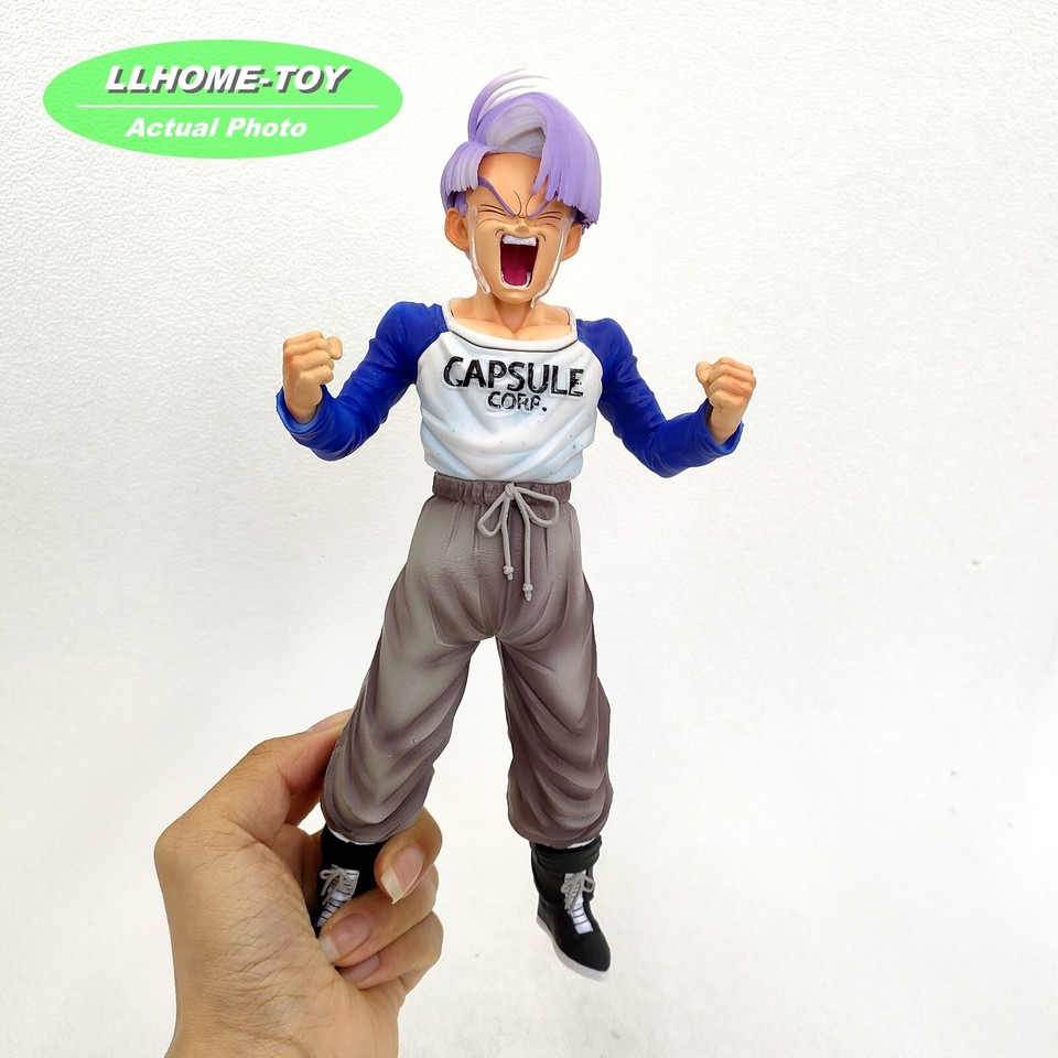 Anime Dragon Ball Z Super Saiyan Future Trunks Anger cry 2 head Figure ...