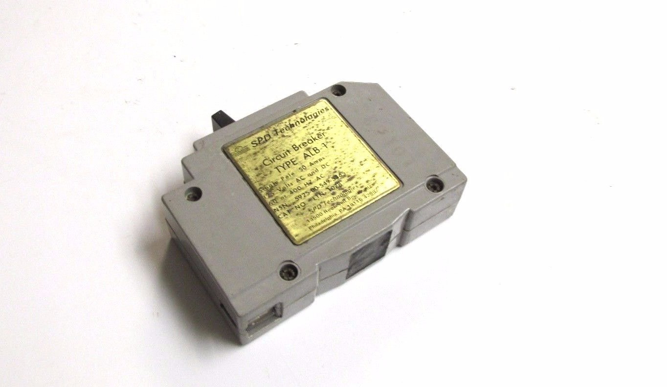 * NEW SDP Technologies Type ALB-1 Circuit Breaker 50A, 1P Cat# ETN-1078 ...