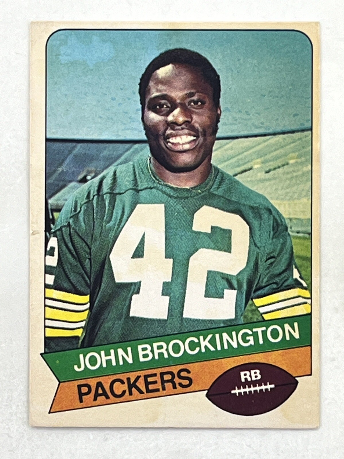 John Brockington 1977 Holsum Bread #2 Sports NFL Green Bay Packers ...
