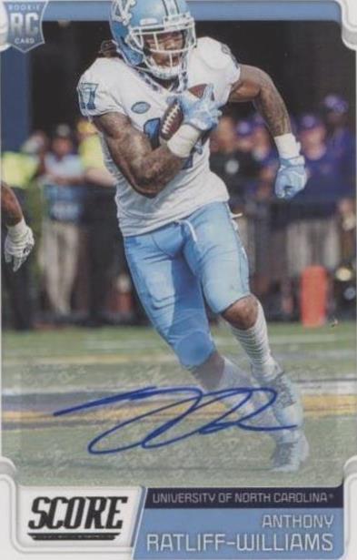 2019 Score - Rookies Anthony Ratliff-Williams #389 Signatures (AU, RC ...