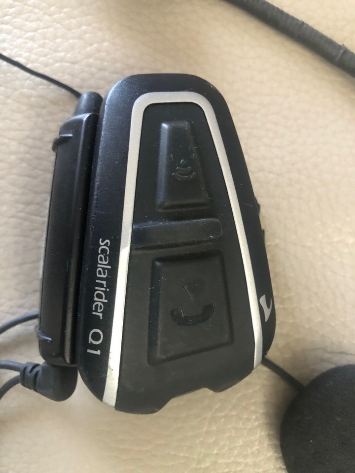 Scala Rider Q1 Motorcycle Helmet Bluetooth Headset tested to power on ...