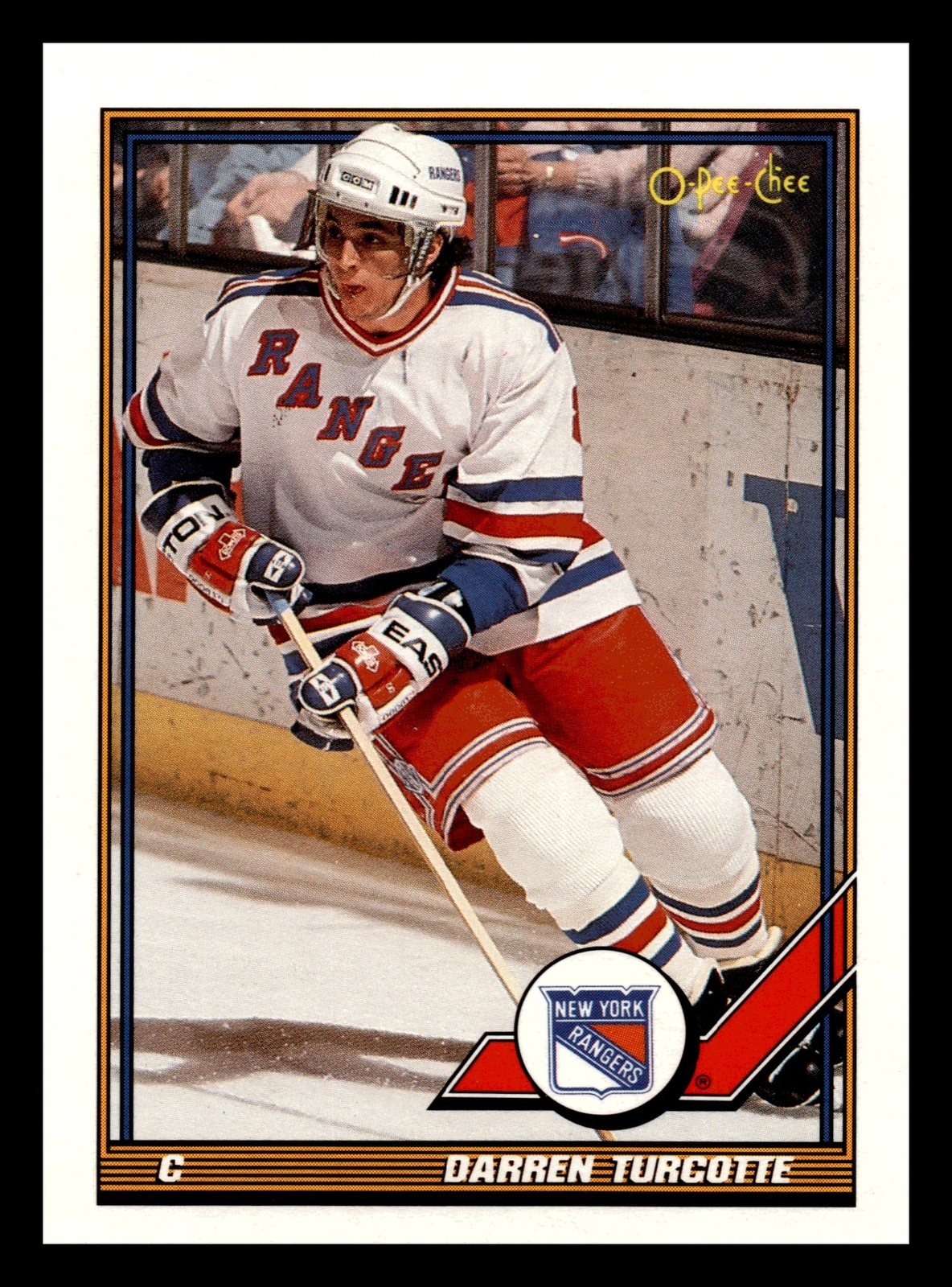 1991-92 O-Pee-Chee Darren Turcotte #71 New York Rangers NM-MINT | eBay