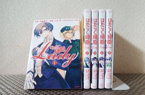 Cells at Work! Lady Vol.1-5 Complete Manga Set Japanese Comics Full ...