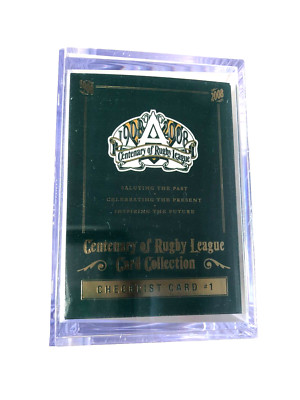 2008 Select NRL Centenary Of Rugby League Trading Card Full Base Set ...
