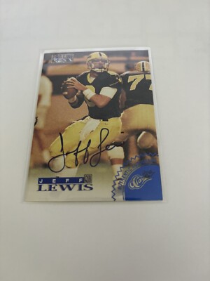 1996 Classic Pro Line Autograph Jeff Lewis | eBay