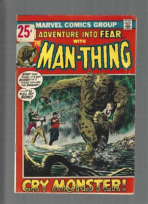 Adventure into Fear #5 First Man-Thing Solo Appearance (Read ...