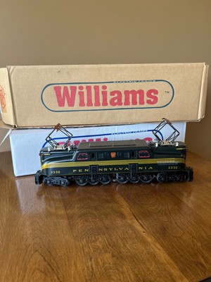 WILLIAMS GG-1 SEMI SCALE LOCOMOTIVE PRR GREEN 5-STRIPE CAB # 2332 | eBay