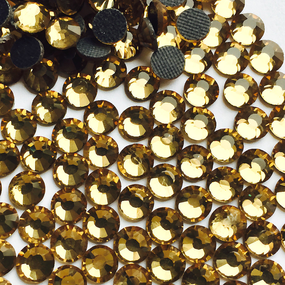 1440 pcs DMC Iron On Hotfix Crystal Rhinestones Colors SS6 SS10 SS16 ...