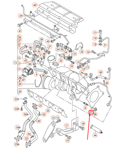 NEW AUDI A1 8X EXHAUST GASKET SEAL 1K0253115AB OEM | eBay