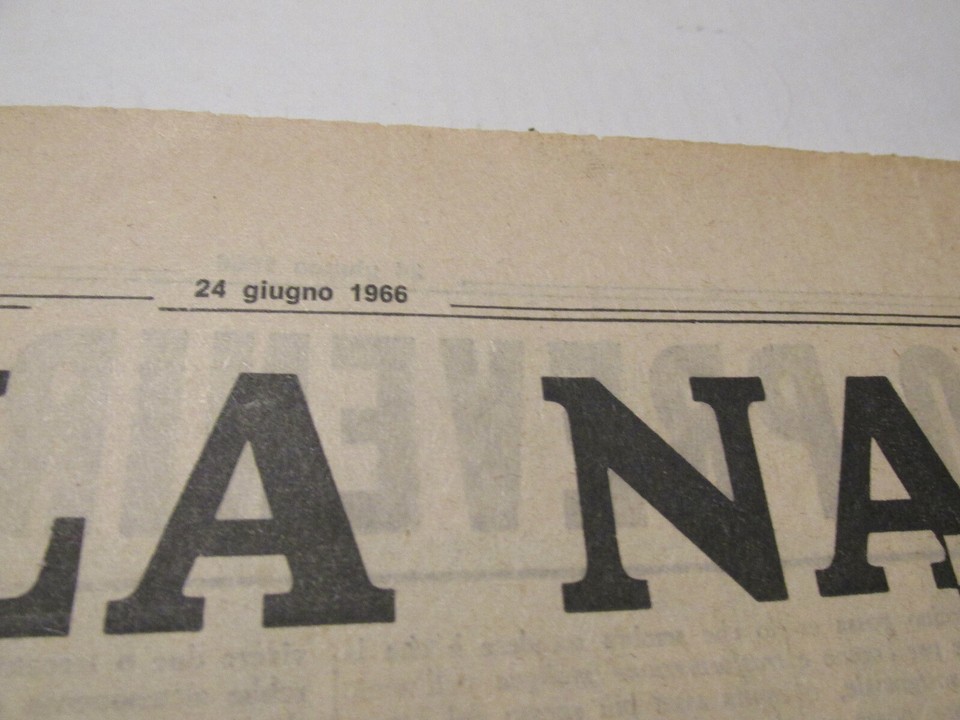 Inserts Issues Daily LA NAZIONE 1966 No. 2 "Medicine Science Technology ...
