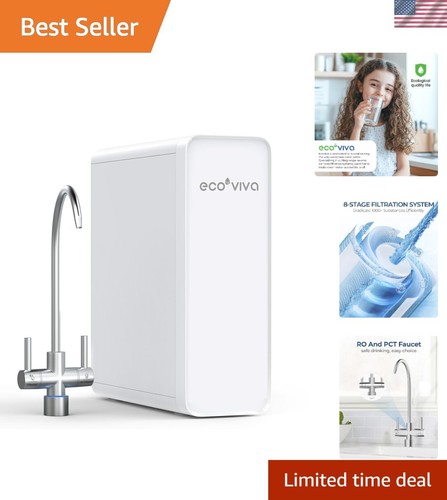 Advanced 8-Stage RO Water Filtration System - Dual Output, Easy ...