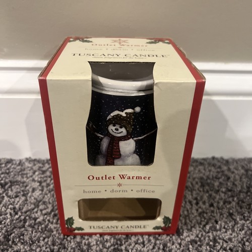 TUSCANY CANDLE Snowman Christmas Outlet Wax Warmer | eBay
