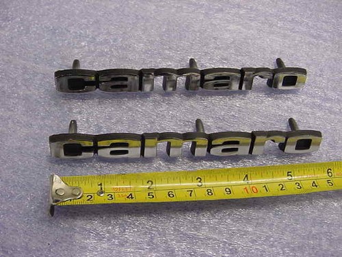 Chevy Camaro 1975-1977 NOS Pair of Fender Emblems | eBay