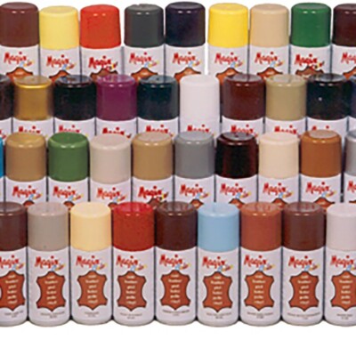MAGIX LEATHER VINYL DYE SPRAY 150ml Shoes Boots Car Seats Sofas Variety ...