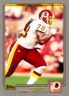 2001 Topps #248 Bruce Smith Washington Redskins HOF | eBay