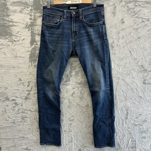 Revtown Jeans Mens 30x32 Blue Sharp Straight Leg Slim Normcore Casual ...