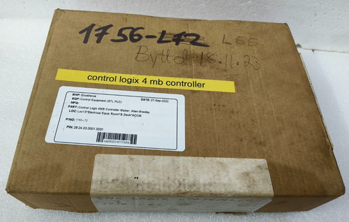 Allen-Bradley Control Logix Controller P/No: 1756-L55/A LOGIX 5555 FAST ...