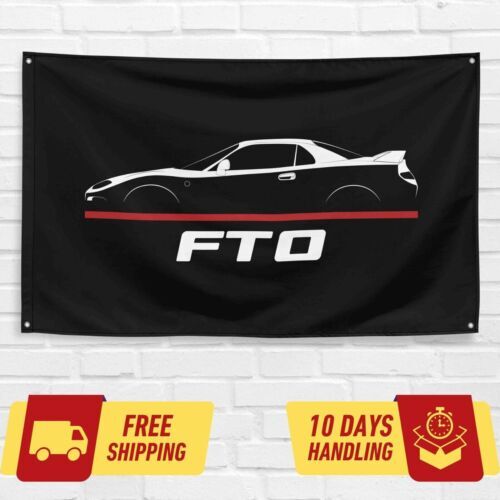 For Mitsubishi FTO 1994-2000 Enthusiast 3x5 ft Flag Banner Birthday ...