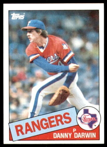 1985 Topps #227 Danny Darwin Pitcher Texas Rangers FREE shipping | eBay