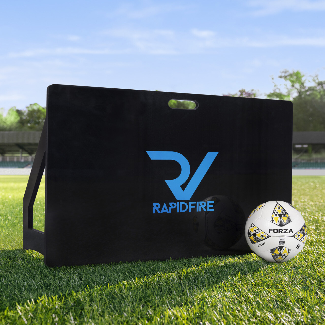 RapidFire Football Rebound Board | Multi-Skill Rebound Trainer | Single ...