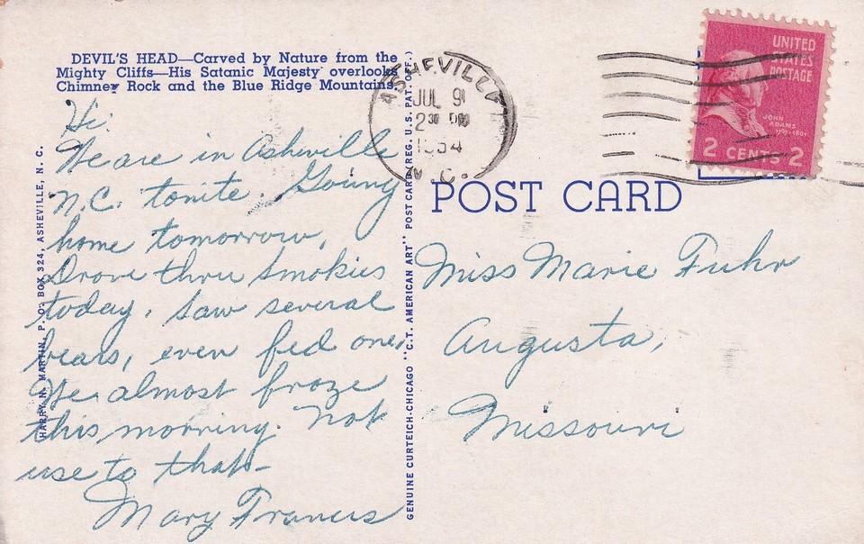 The Devil's Head Rocky Broad River Western North Carolina Asheville ...