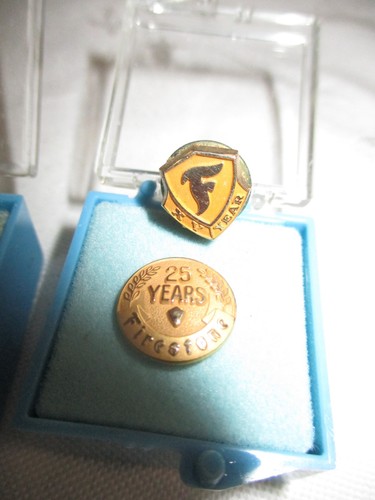 4 Firestone Service Award Clutch Back Pins - 10k and14k | eBay