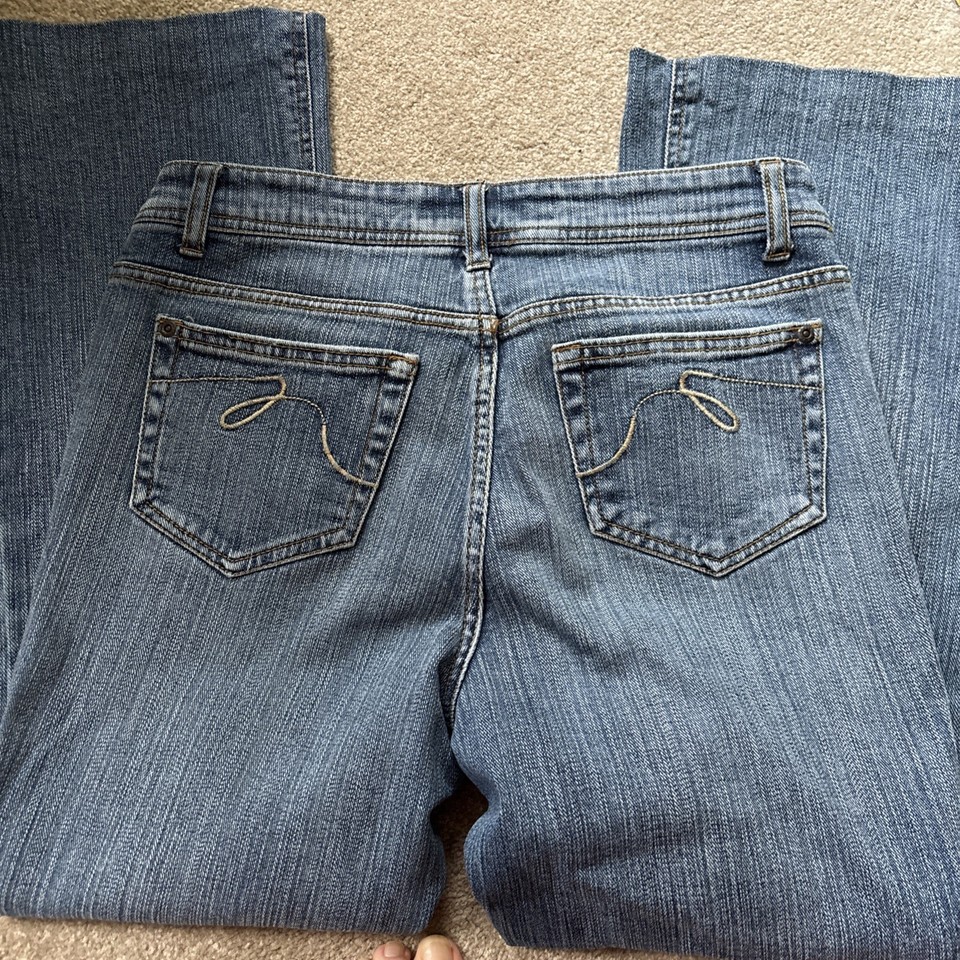 Faded Glory Jeans Missy Petite 6 (28x25) Stretch Bootcut Blue | eBay