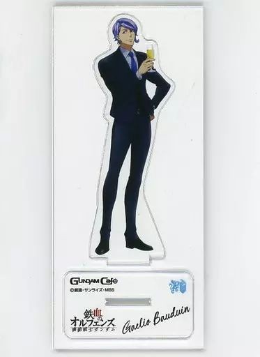 Used Acrylic Stand Panel Gaelio Baudouin Suit Model Sheet Mobile Gundam ...