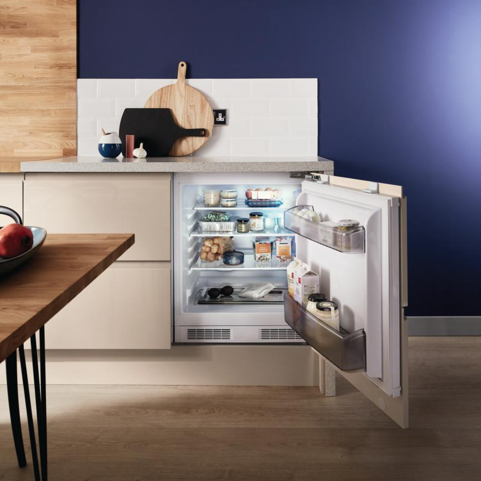 Integrated Fridge Built In Larder Integral Fridge 60cm in White Lamona ...