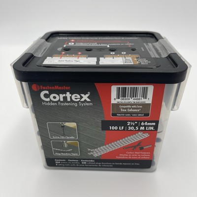 FastenMaster Cortex 2 1/2" Trex Decking Hidden Fastening 100 LF Toasted ...