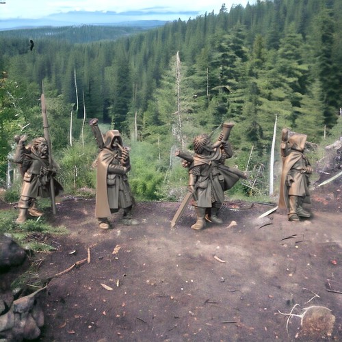 Ranger Characters - MESBG, LoTR etc Wargames and Collectors 28mm 1/56 ...