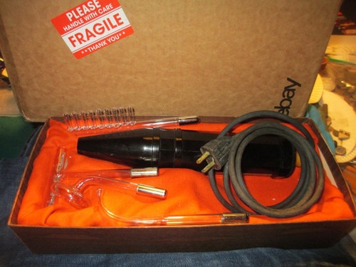 Vintage Tesla Coil Violet Ray Working 4 Electrodes 1920's Not Chinese ...