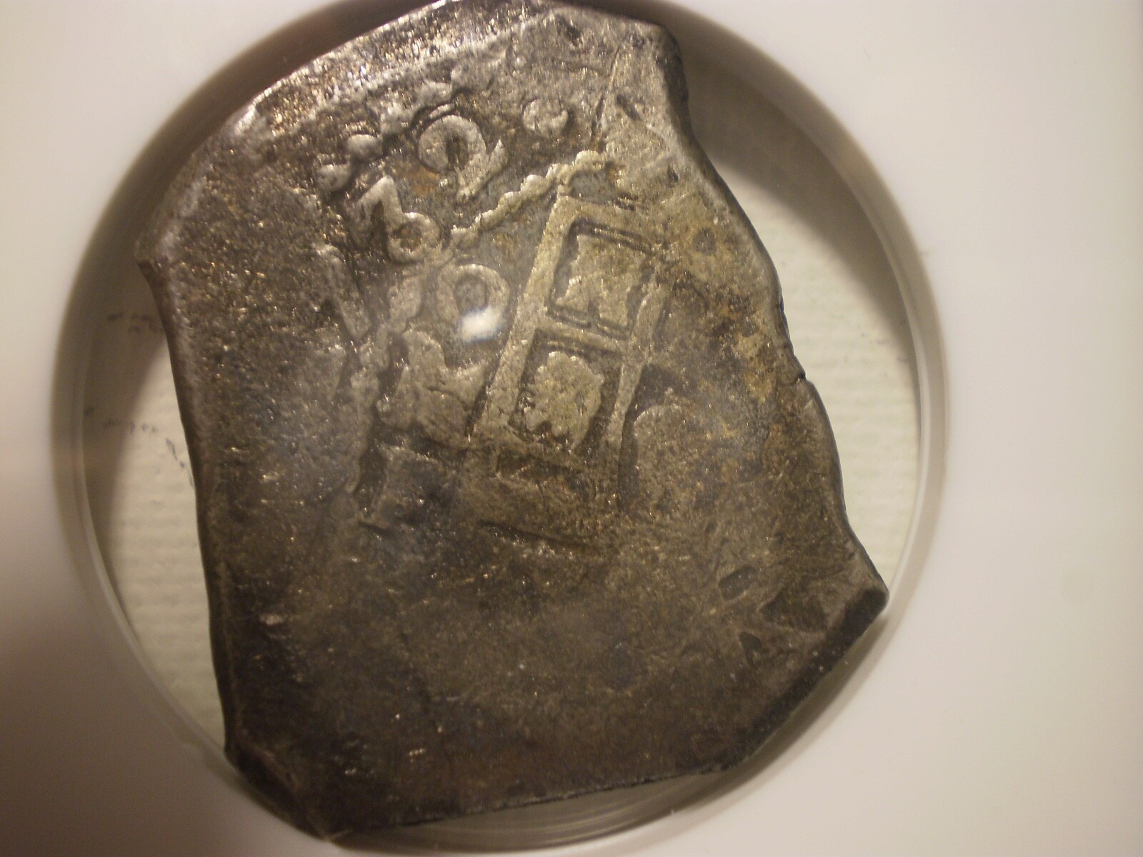 1732 MEXICO 8 REALES VLIEGENTHART SHIPWRECK COB SPANISH COLONIAL SILVER ...