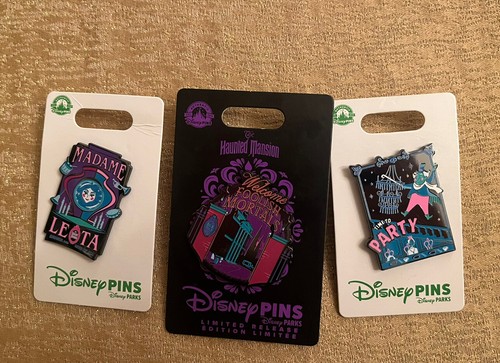 2023 Disney Parks Haunted Mansion Welcome Foolish Mortals AP LR Pin & 2 ...