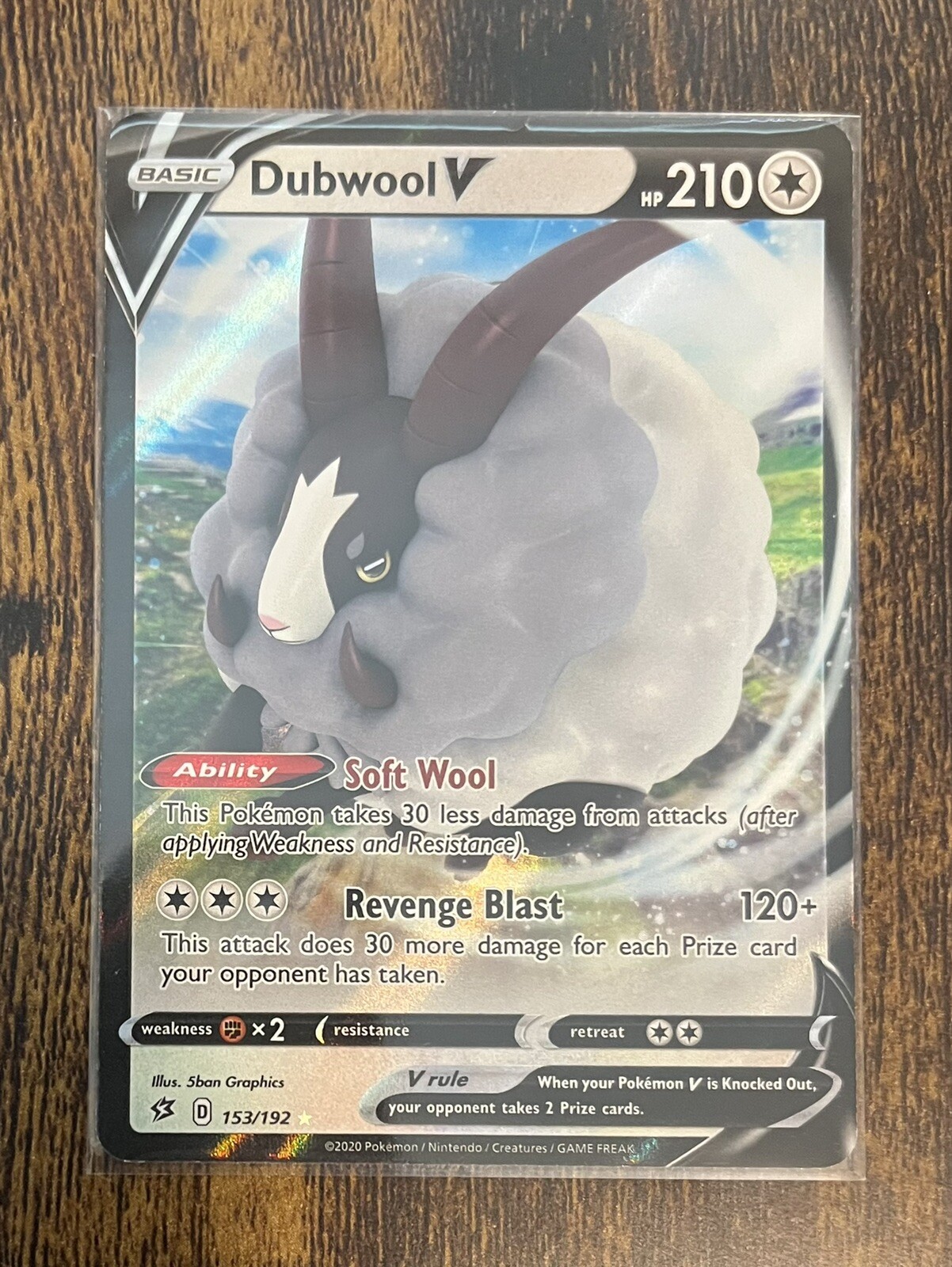 Dubwool V 153/192 Ultra Rare Rebel Clash Pokemon TCG Near Mint | eBay