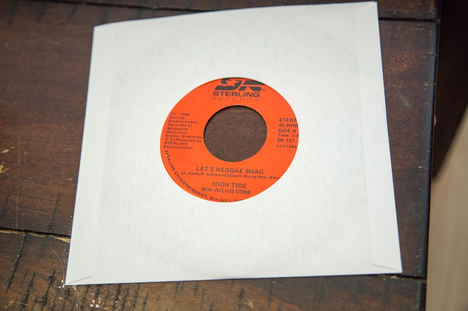 High Tide featuring Julius Cobb Save the Shag 45 Sterling records | eBay