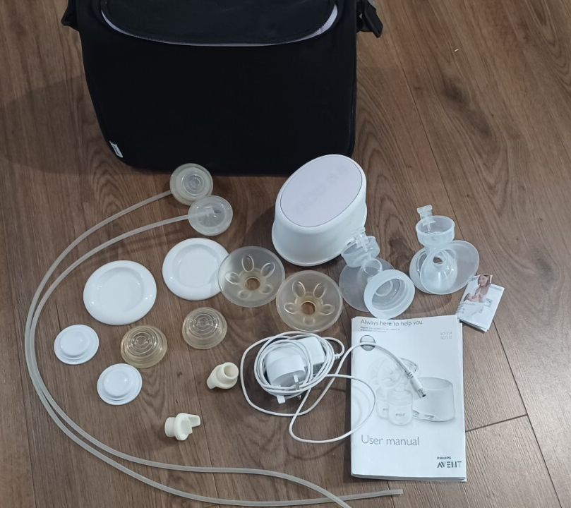 Philips Avent Double Electric Breast Pump – Complete Set with Carry Bag ...