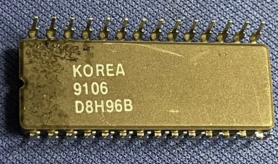 D27128A D27128 INTEL EPROM VINTAGE 91 28-PIN CERDIP IC COLLECTIBLE UOS ...
