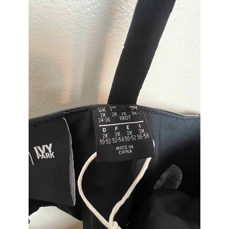 Ivy Park Noir x Adidas Black Latex Bra Top NWOT Sz. 2X | eBay