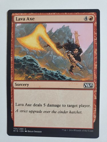 MTG Magic The Gathering Card Lava Axe Sorcery Red M15 | eBay