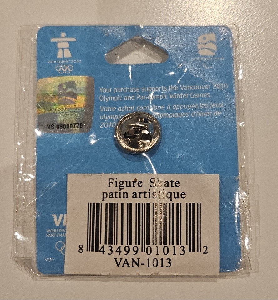 2010 Vancouver Winter Olympics Figure Skate Pin. | eBay