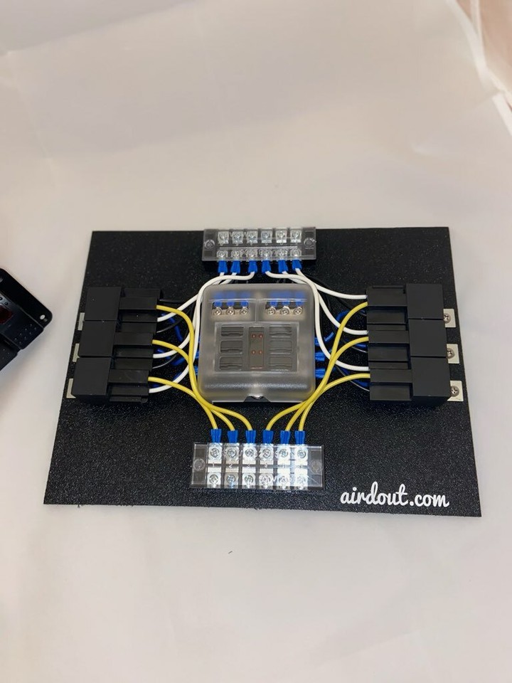 Universal LS Swap LSX 6 Way Fuse/ Relay Panel Block With Switches ...