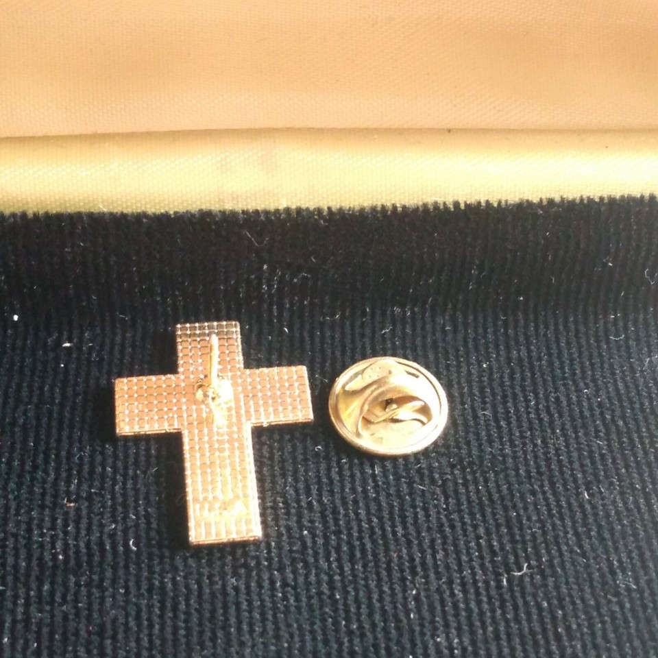 American Flag Cross Lapel Pin Back | eBay