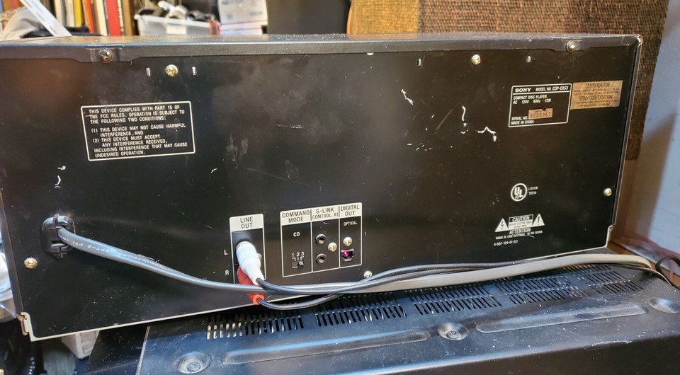 Sony CDP-CX53 Compact Disc Player 50+1 CD Changer Jukebox Watch Video ...