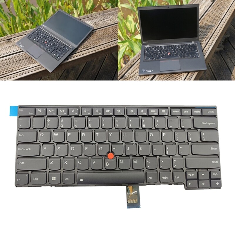 English Keyboard Laptop Keypad Spare Accessory for ThinkPad T440 E440 ...
