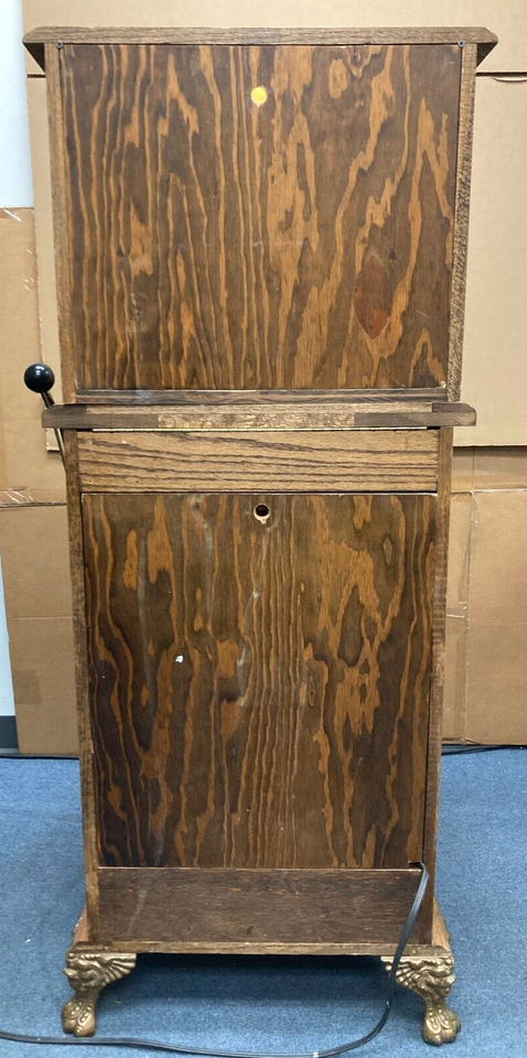 Rare 1970s Vintage BALLY Upright Oak Cabinet Slot Machine 25 Cent ...