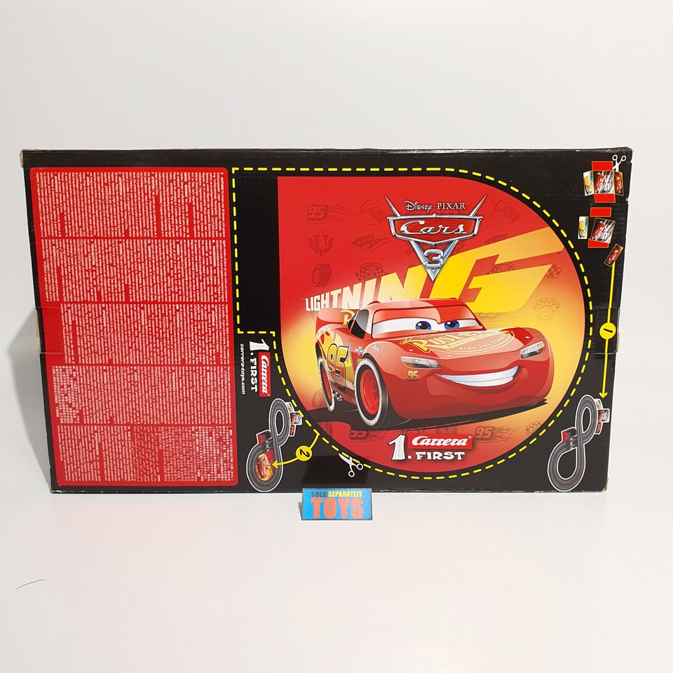 Carrera 1. First Cars 3 RACE TRACK red LIGHTNING MCQUEEN & yellow ...