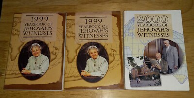 3 Books 1999 & 2000 Yearbook of Jehovah's Witnesses Book vg | eBay